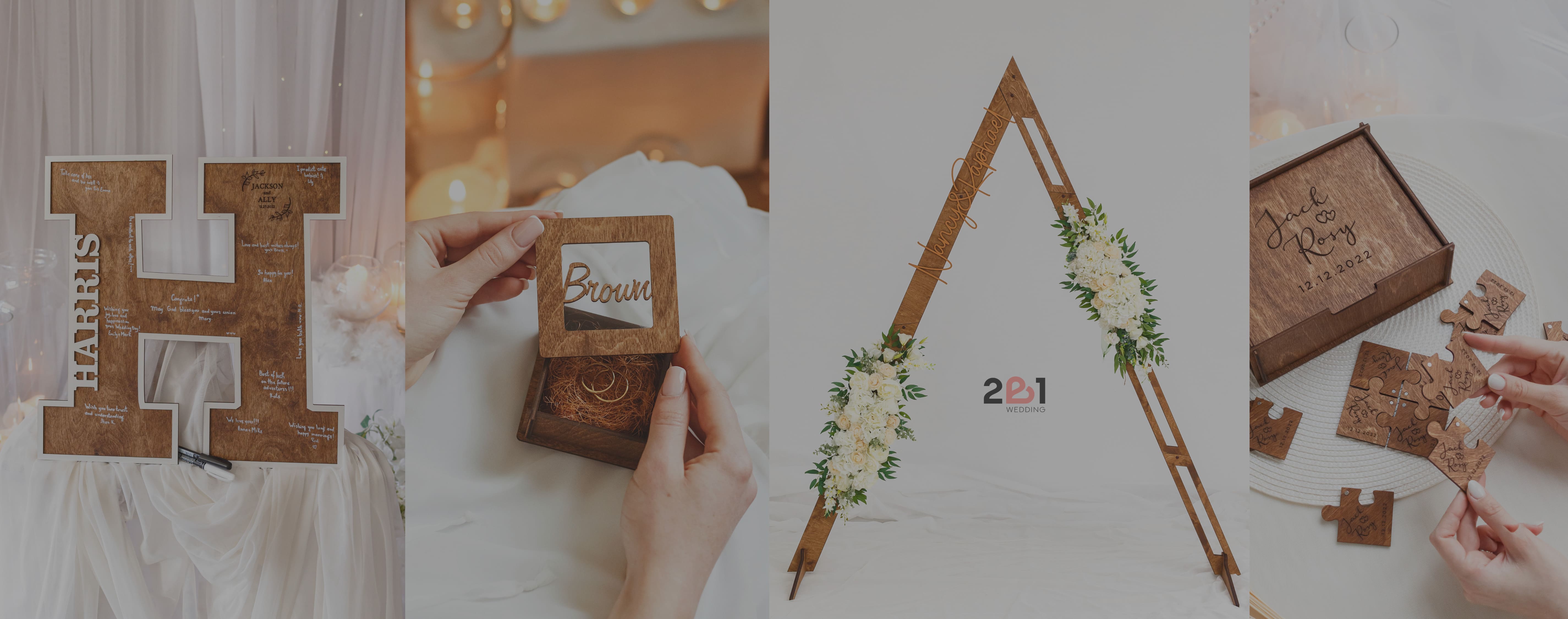 Custom Wedding Decor - Handicrafts for your wedding | 2b1Wedding